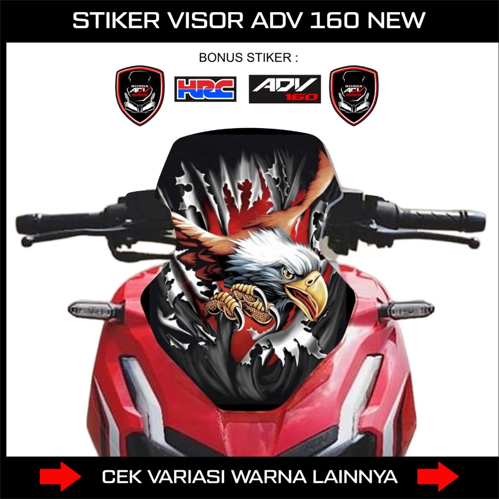 Winshield Sticker / VISOR ADV 150 ADV 160 GARUDA INDONESIA EDITION ...