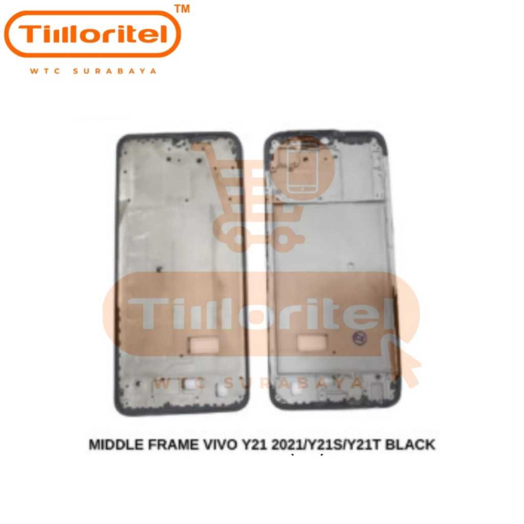 Complete FRAME MIDDLE FOR VIVO Y21 2021/Y21S/Y21T/Y33S BLACK | Shopee ...