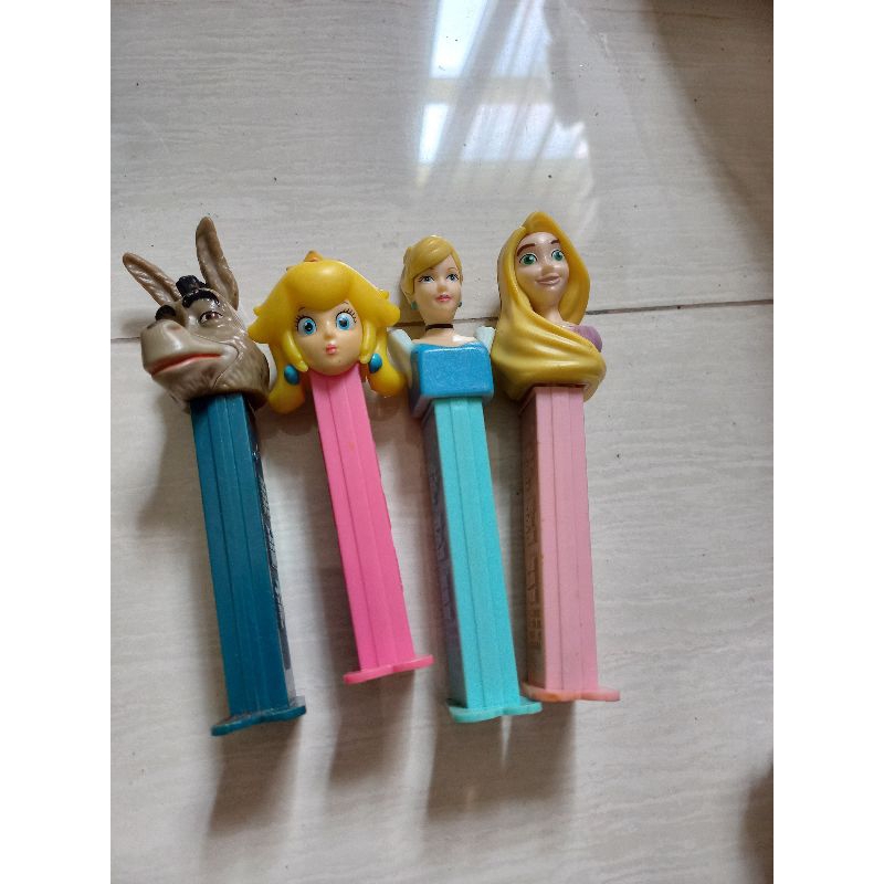 Pez petz mario princess cinderella rapunzel donkey shrek unit preloved ...