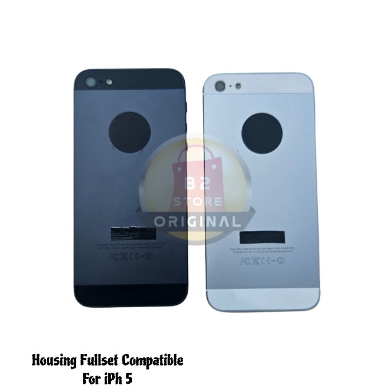 Back CASING - HOUSING FULLSET FOR IPH 5 / IP 5G HIGH QUALITY | Shopee ...