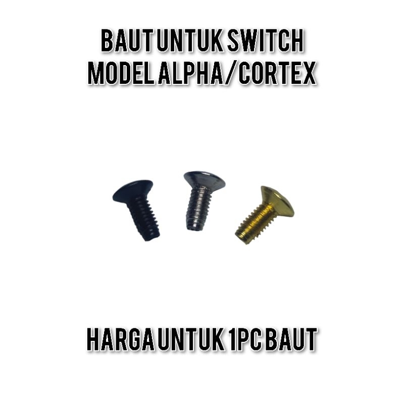 Guitar/bass switch Bolts For cortex alpha model | Shopee Philippines