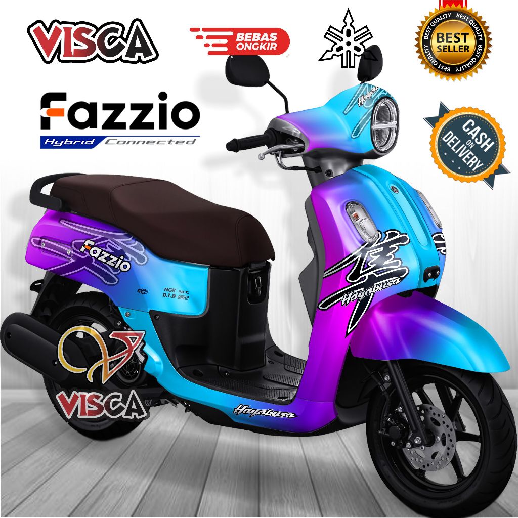 Fazzio Full Body Decal/Fazzio Fullbody Striping/Yamaha Fazzio Dekal ...