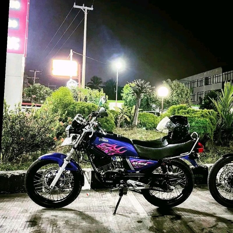 Striping STICKER Transparent YAMAHA RX KING DESIGN Fire FLAME CUSTOM ...