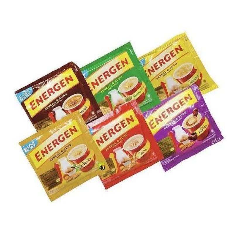 Energen Milk Oat Cereal Drink 30g 1 pack contains 10 sachets | Shopee ...