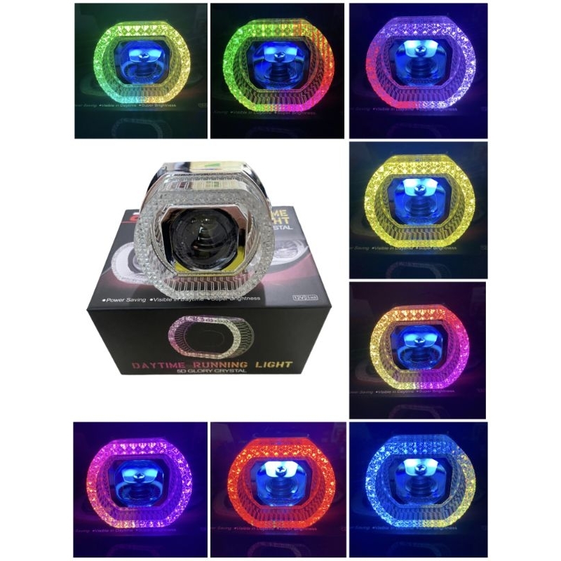 Super Bright 1.5 Inch Biled Matrix Projector Light 2.5 Inch Acrylic ...
