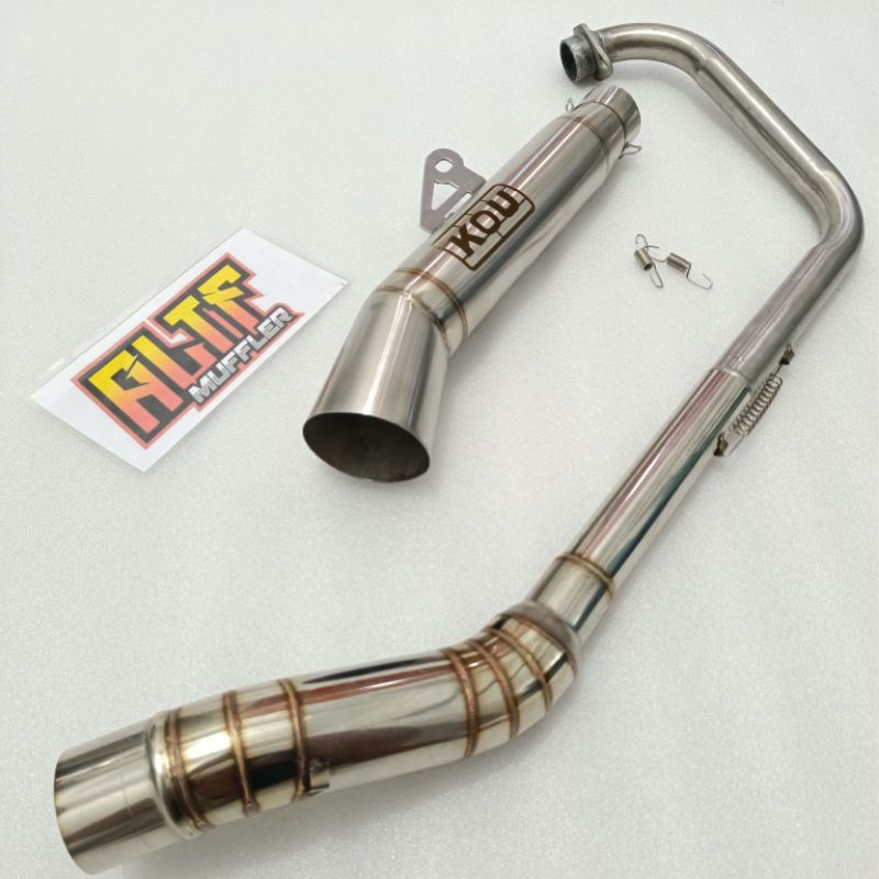 Super Open pipe Kou Mahachai exhaust pipe Canister 51mm 1 set for ...
