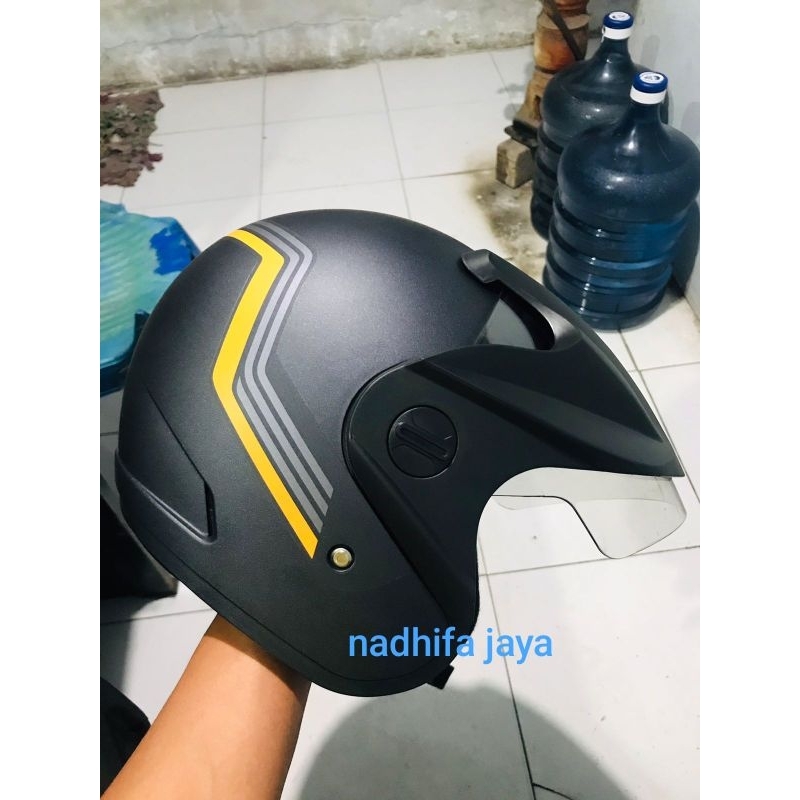 Original AHM Honda Half Face BLV2 HELMET | Shopee Philippines