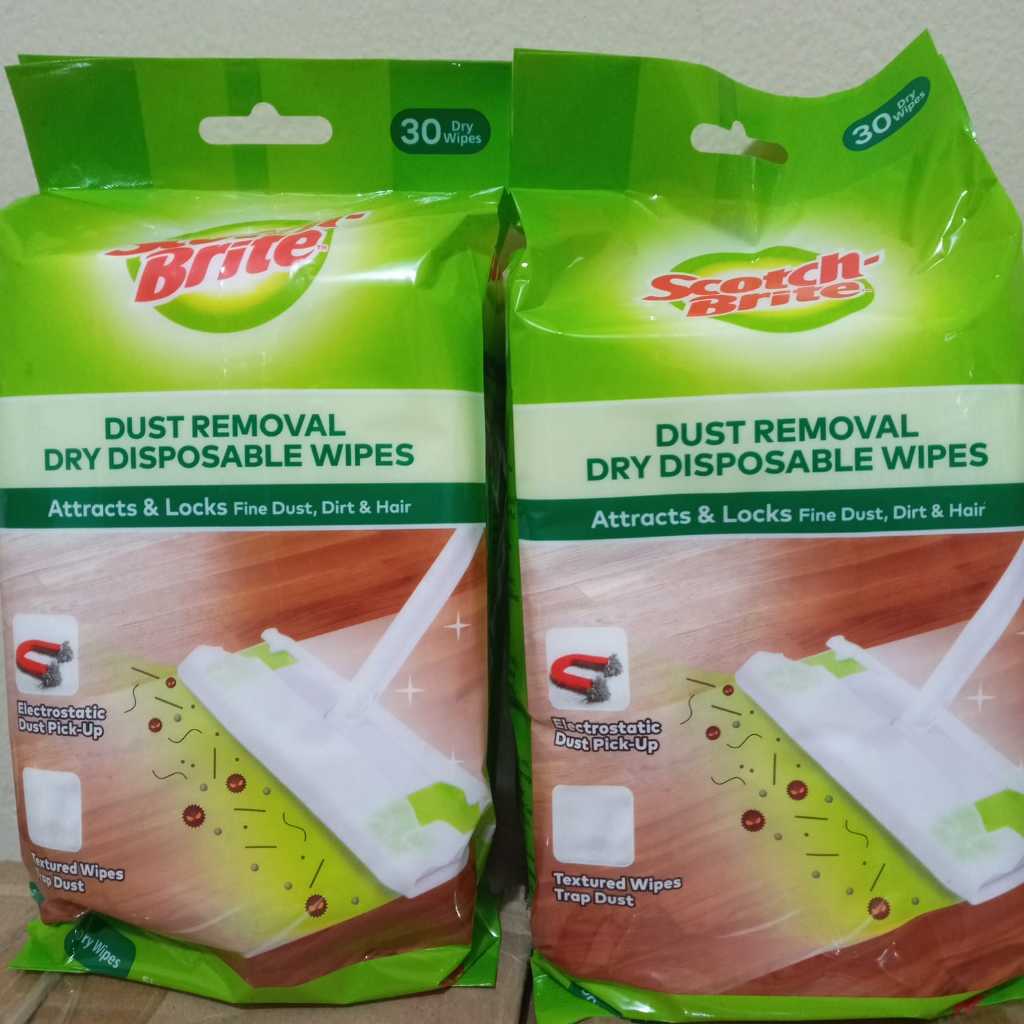 3m scotch brite Dust removal dry disposable wipes | Shopee Philippines