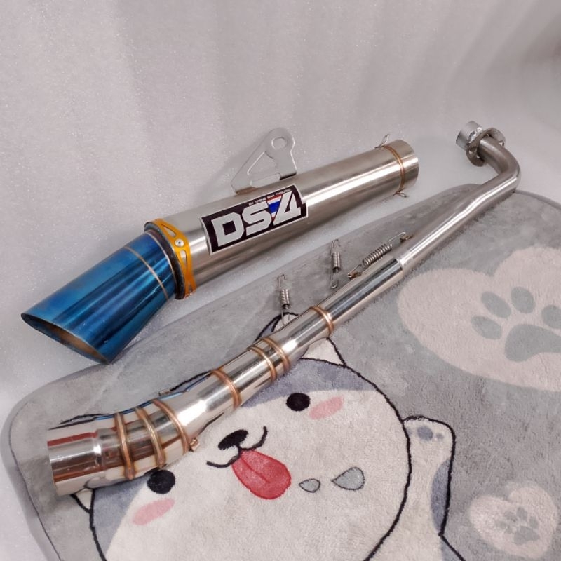 Muffler exhaust pipe DS4 Conical open space xrm 125 110 100 wave rs 125 ...