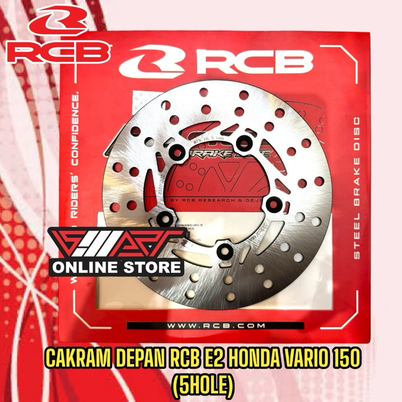 Front Disc RCB E2 HONDA NEW VARIO 150 (5 Holes) | Shopee Philippines