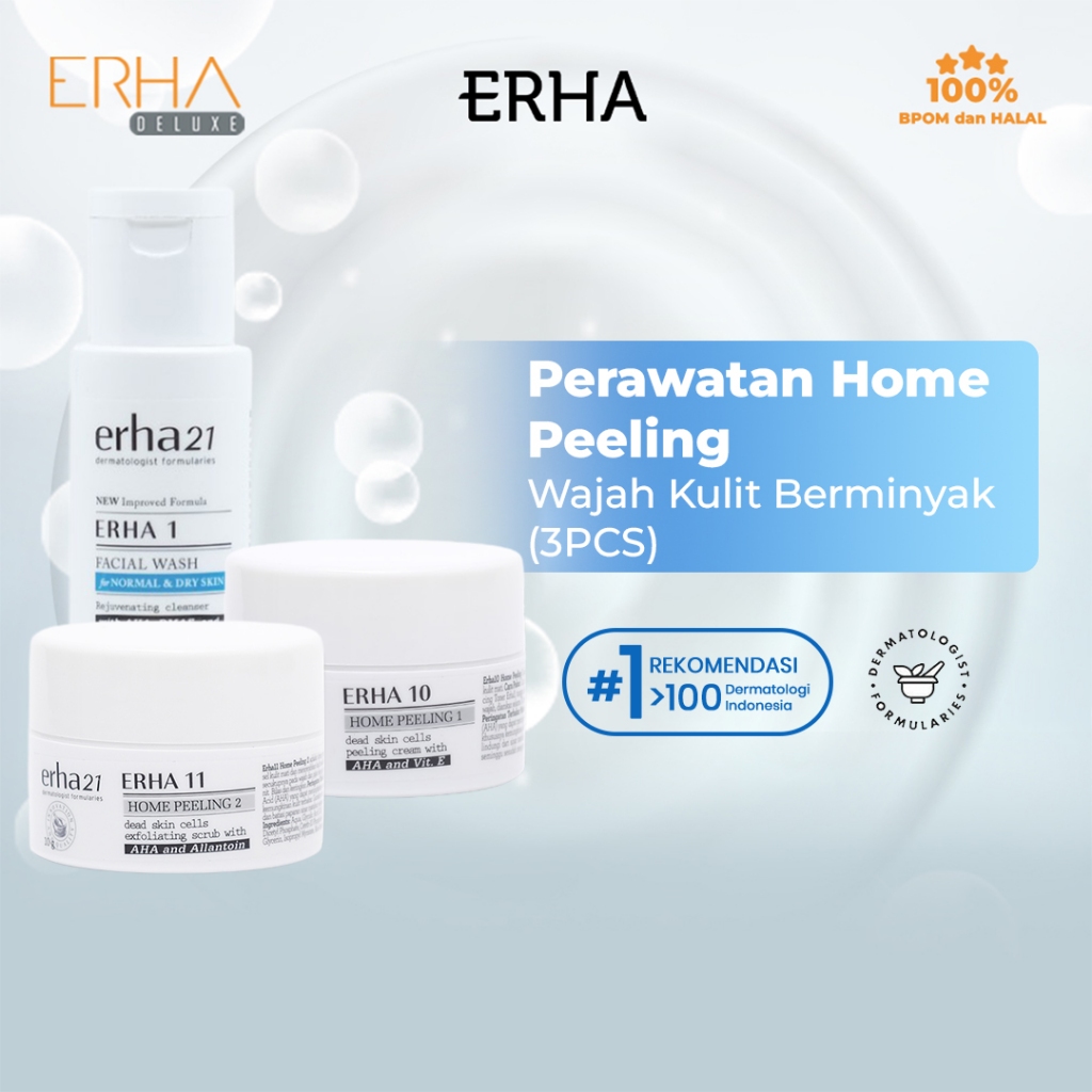 Erha Facial Peeling ERHA 1 + 10 + 11 - Facial Brightening Piling Cream ...