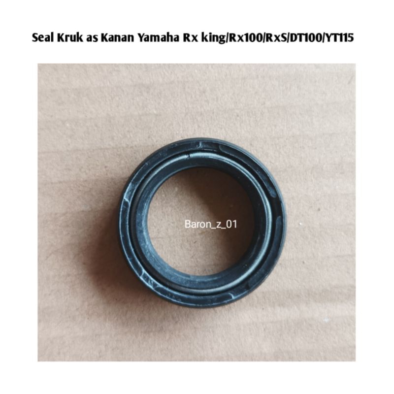 Yamaha RX king/RX100/RxS/DT100/YT115 right axle crankshaft Seal ...