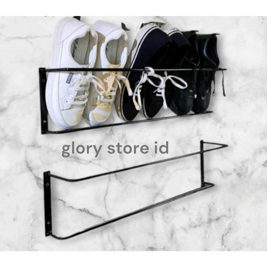Wall-mounted shoe rack / Simple minimalist sandal rack / Multi-purpose ...
