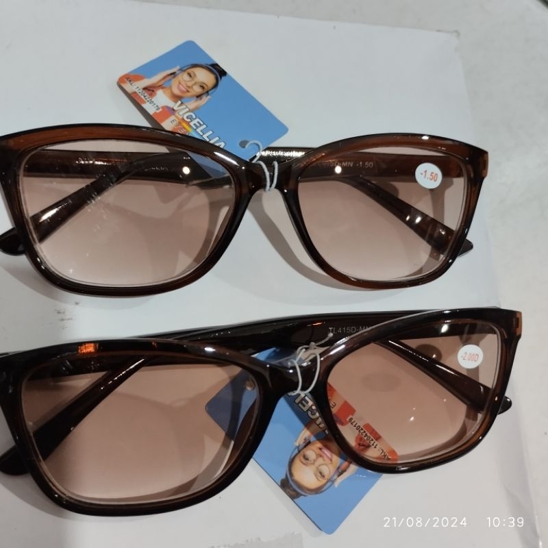 Minus glasses to see long distance brown glass | Shopee Philippines