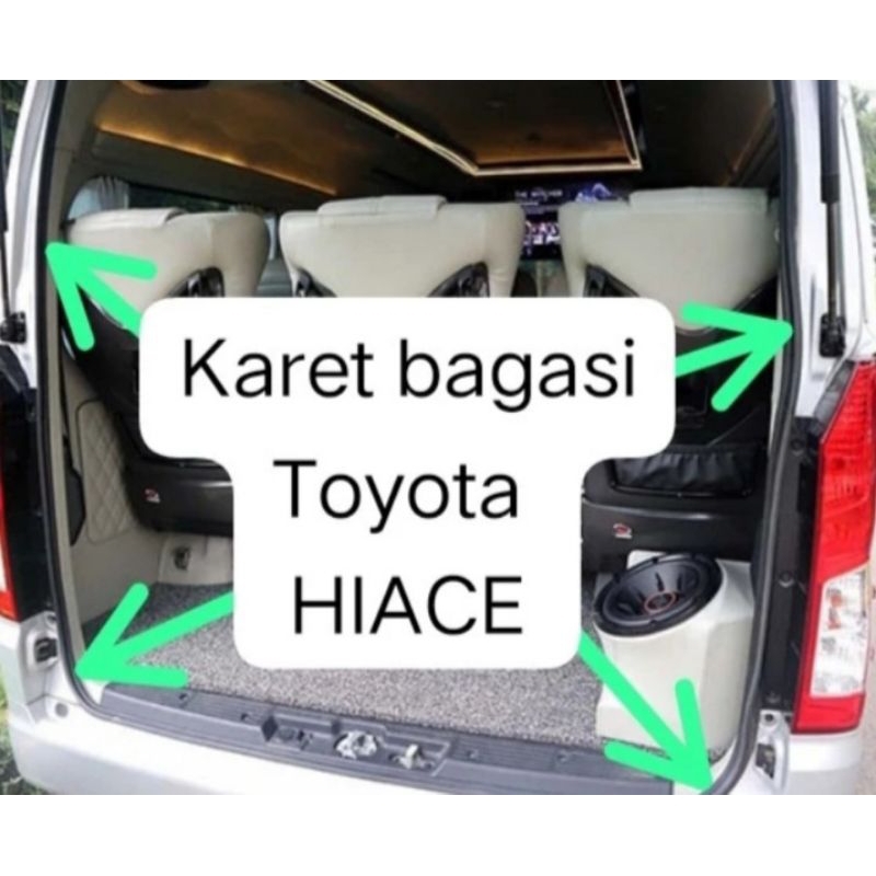 ORIGINAL toyota HIACE rear trunk door rubber | Shopee Philippines