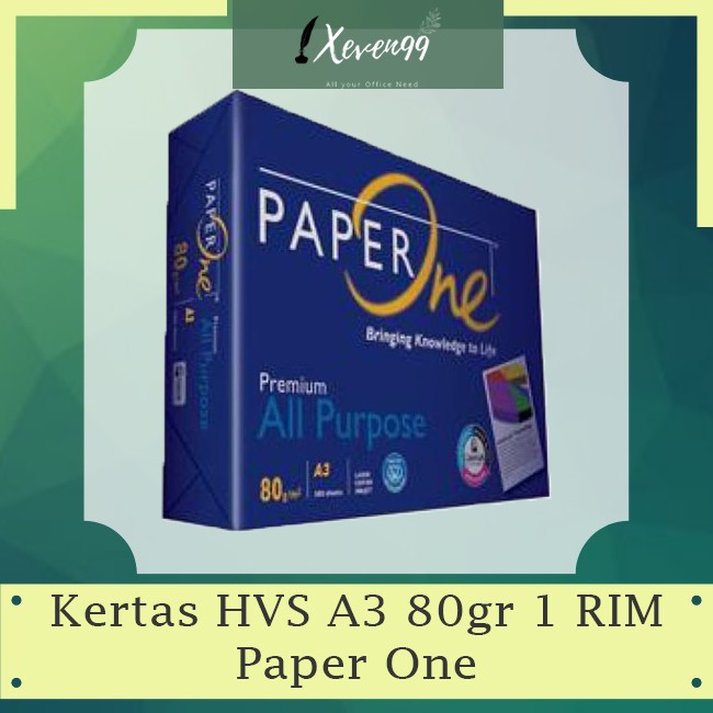 Paper One HVS A3 Paper 80 gr (1 Ream / 500 Sheets) | Shopee Philippines
