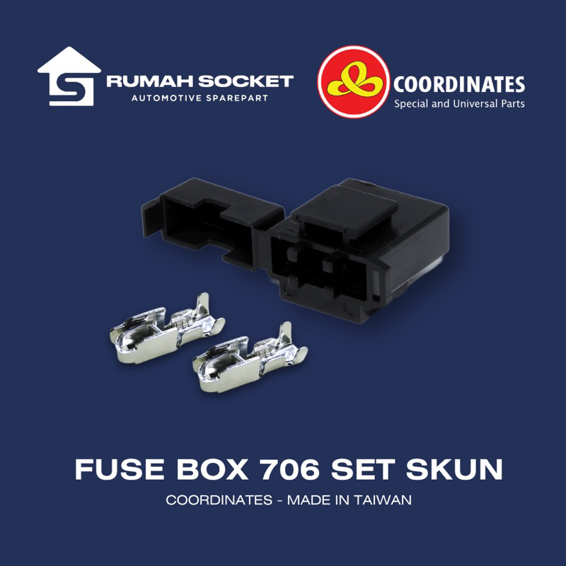 Fuse BOX 706 COORDINATES FUSE Plug Big SET SKUN TAIWAN ORIGINAL BEST ...