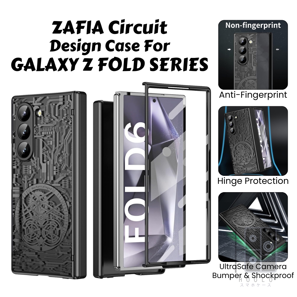 ZAFIA Case For Samsung Galaxy Z Fold 6 5 4 Fold6 Fold5 Fold4 5G Premium ...