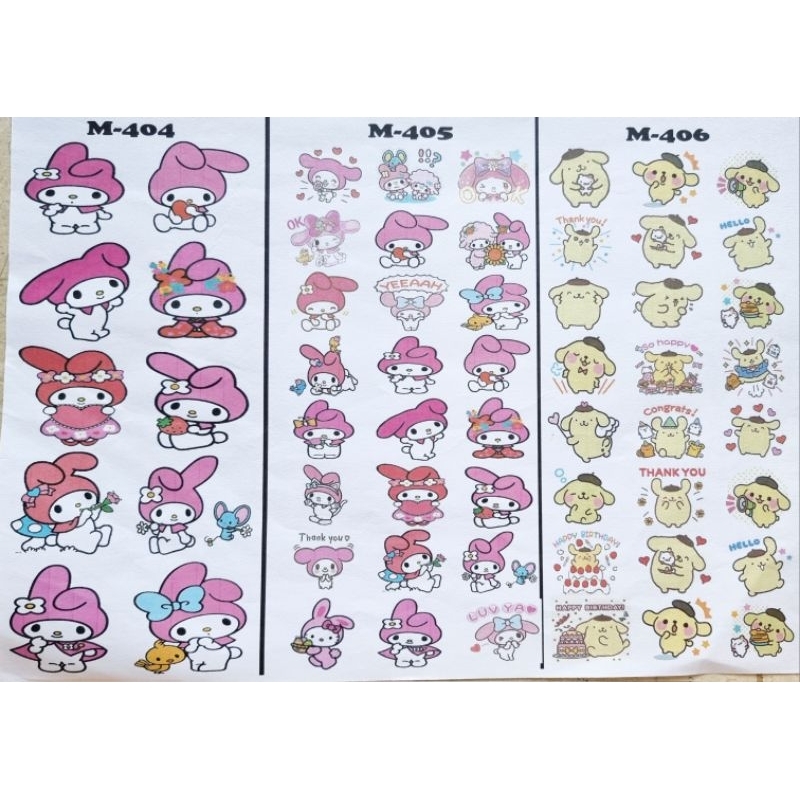 Edible stamp/edible picture/Food Sticker/melody/sanrio | Shopee Philippines