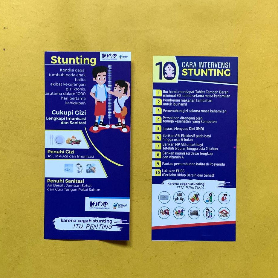Flyer Prevent Stunting/That's Important | Brochure How To Intervene ...