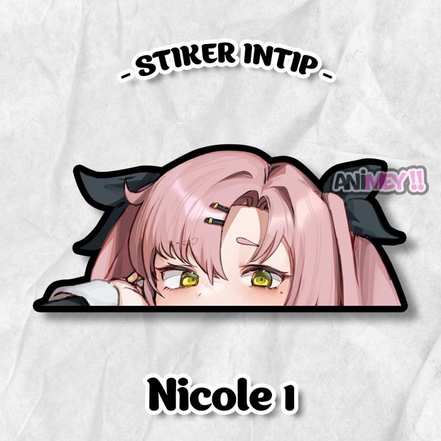 Nicole Zenless Zone Zero Peek Sticker/Waterproof Anime Sticker | Shopee ...
