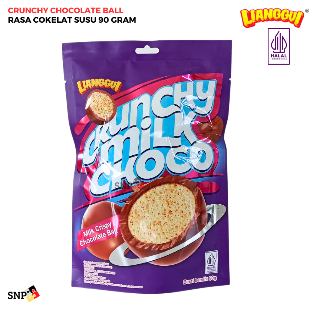 Lianggui SNACK CRUNCHY MILK CHOCO 90 GRAM | Shopee Philippines