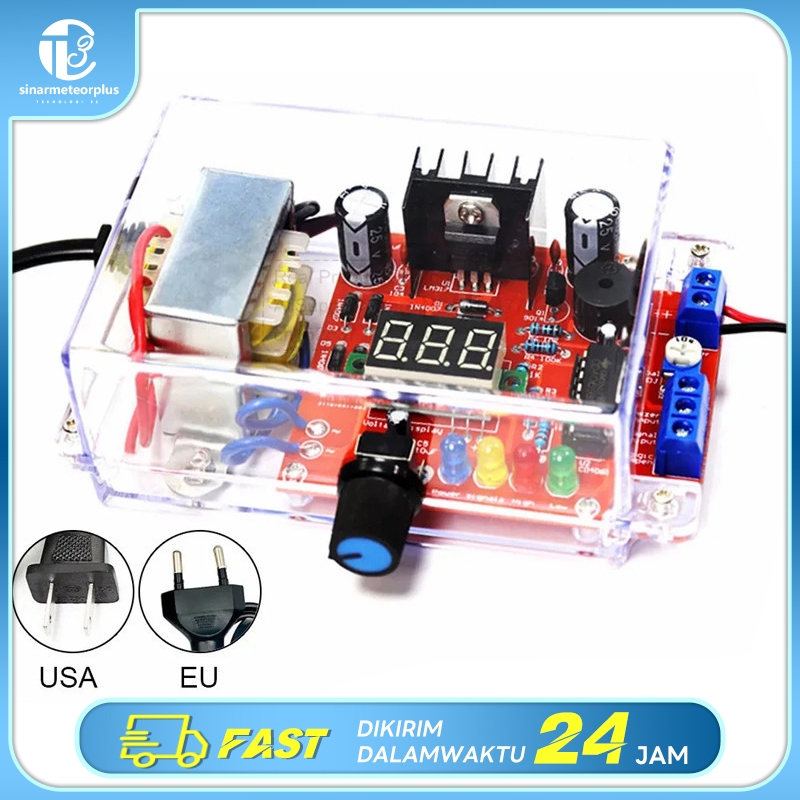 Lm317 Kit DIY Power Supply Adjustable Voltage Regulator LM317 AC 220V ...