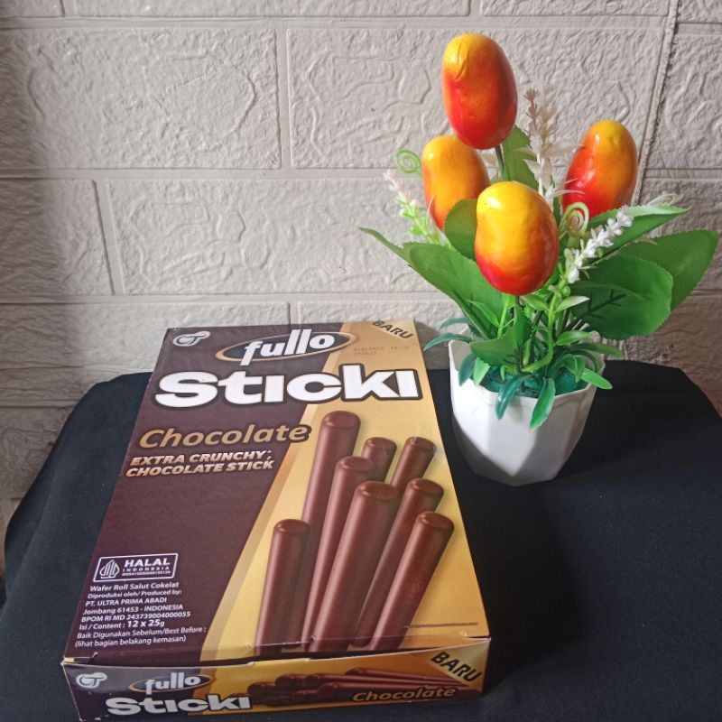 Sticki Fullo Chocolate Chocolate 25 Grams 1 Box Contains 12 Pcs ...
