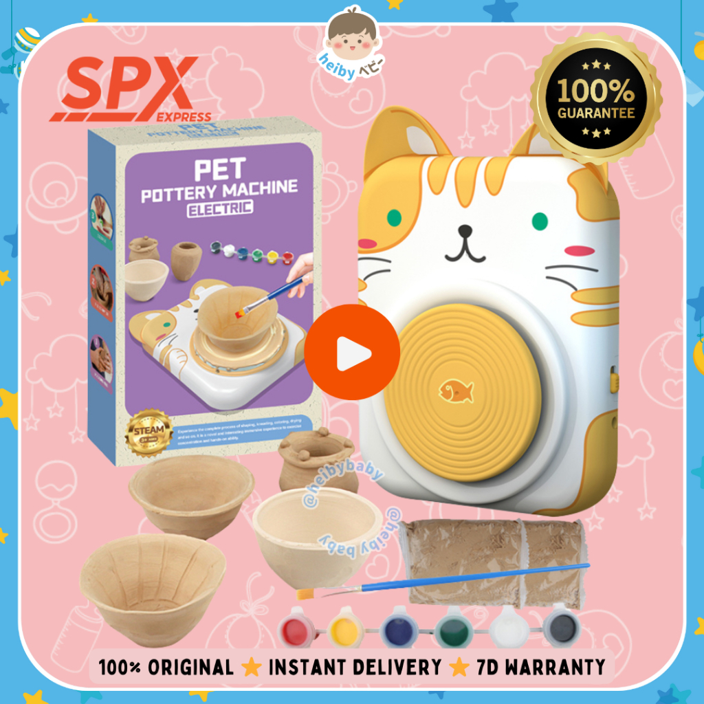 HEIBY & TOMO - Pet Pottery Electric Machine / Clay Toys / DIY Children ...
