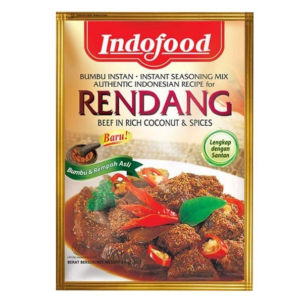 Indofood Instant Rendang Mix Seasoning 50gr | Shopee Philippines