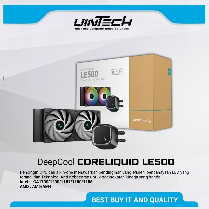 Deepcool LE500 6 Color LED liquid cooler all-in-one liquid CPU cooler ...