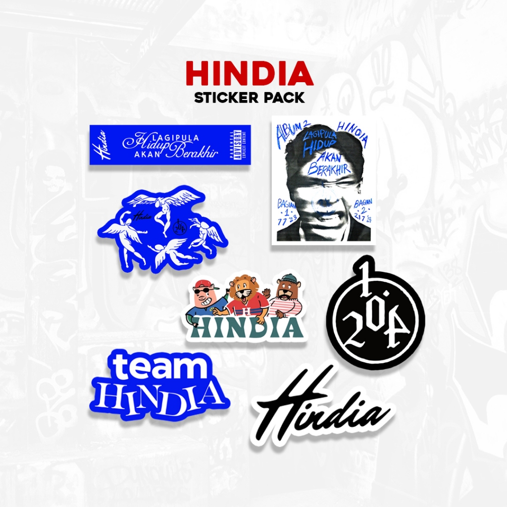Indies - Sticker Pack Vol 1 | Band Sticker | Vinyl Sticker | Helmet ...