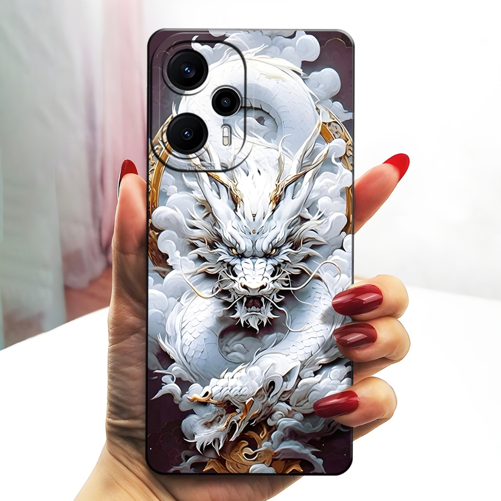 HP Cellphone Softcase for the Latest Poco F5 Dragon Motif Procamera ...