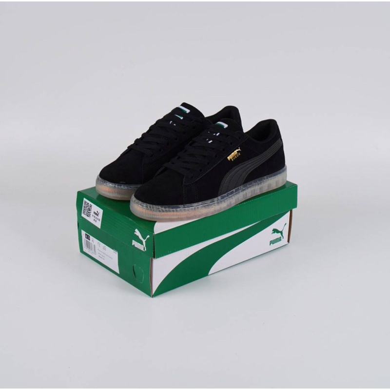 Puma Suede Translucent Black | Shopee Philippines