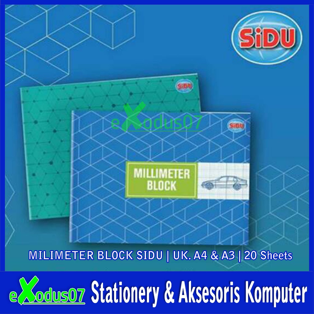 Milimeter BLOCK SIDU F4 And A3 | Shopee Philippines