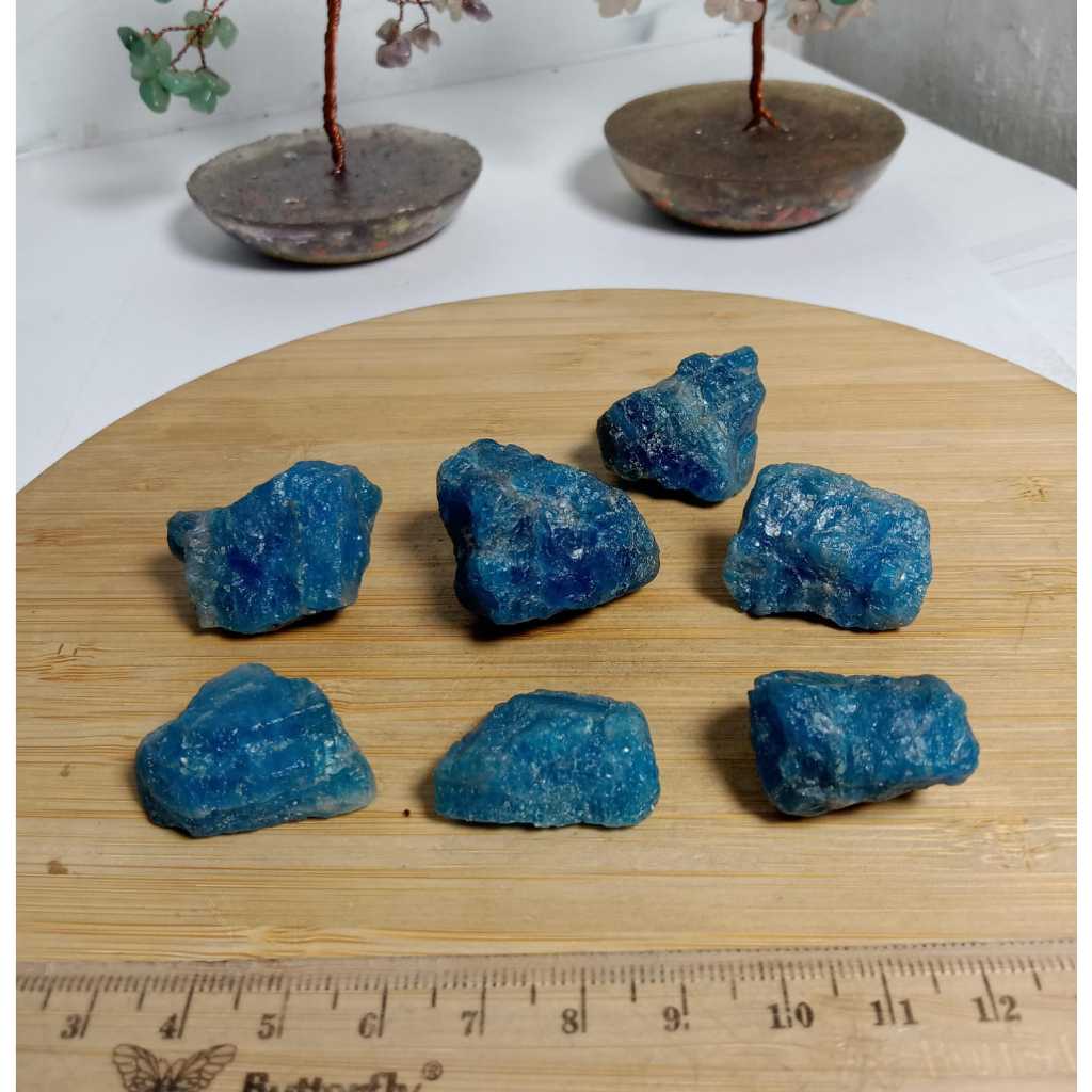 Natural Blue Apatite High Quality Rough/Raw Deep Blue Package (3 ...