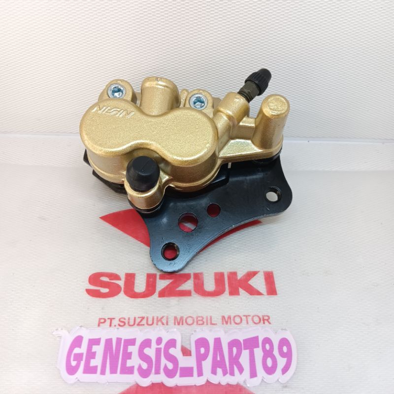 Front PIG HEAD CALIPER SHOGUN 110, SATRIA F150, NINJA, SMASH NISSIN ...