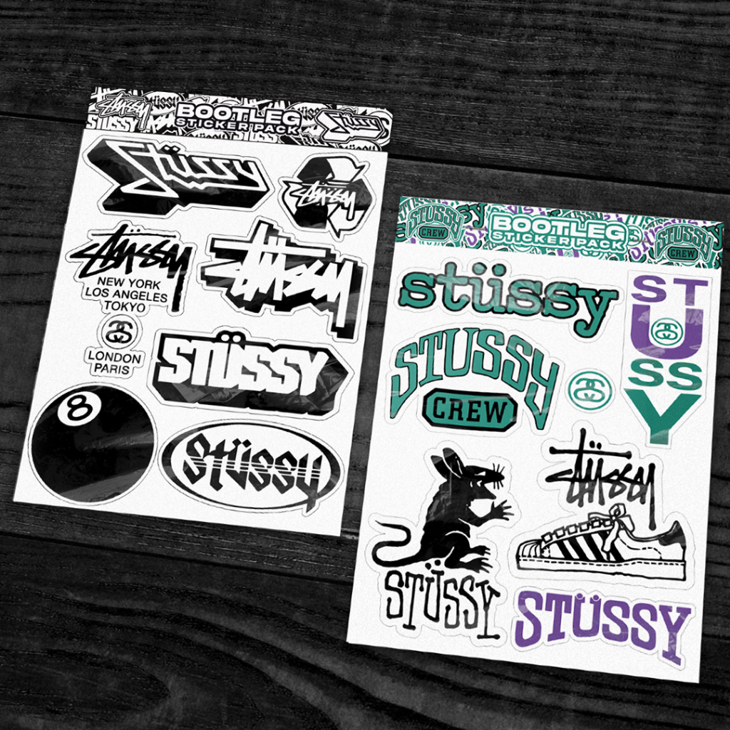 STUSSY Sticker Pack Brand STUSSY (BOOTLEG) | Shopee Philippines