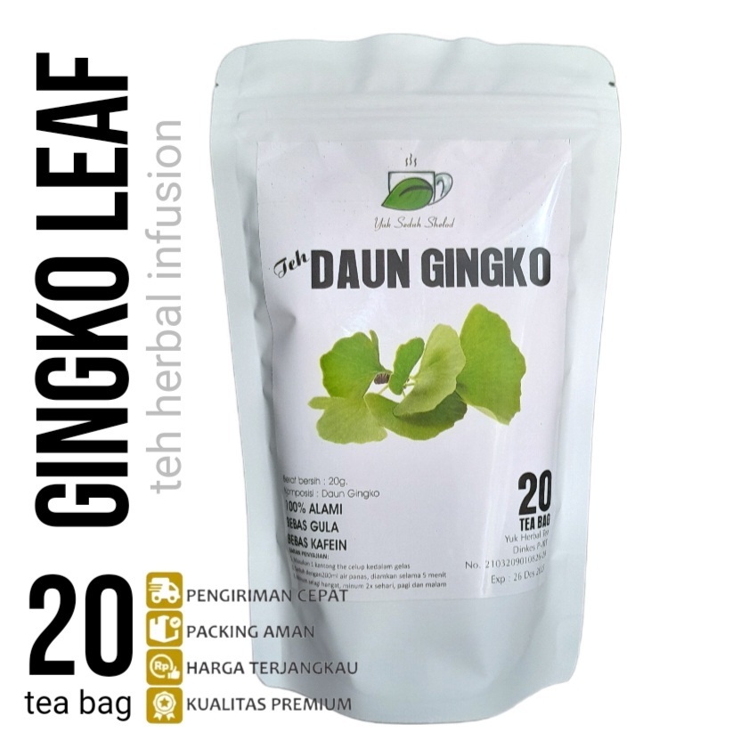 Ginkgo LEAF tea/GINKGO Biloba tea "20 tea bag _ tea herbal infusion ...