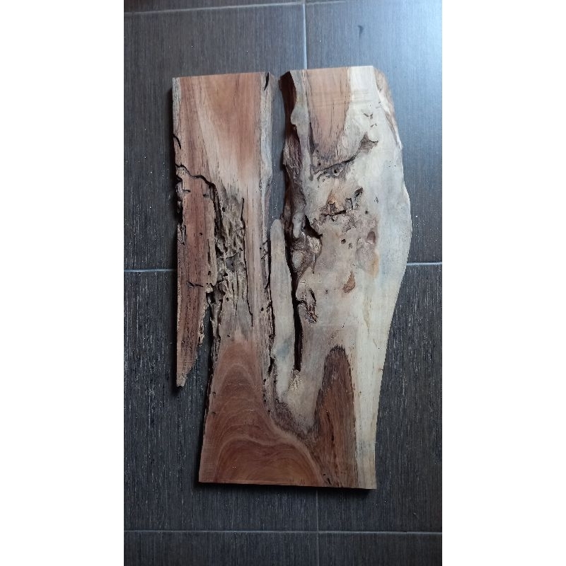 Rustic Teak Log/Board 60cm | Shopee Philippines