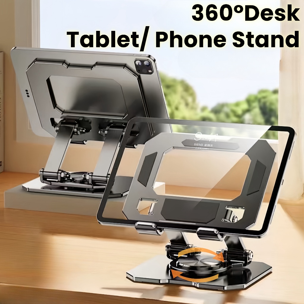 Holder Stand Tablet & HP Rotation 360 Full Metal/Stand Ipad Tablet ...