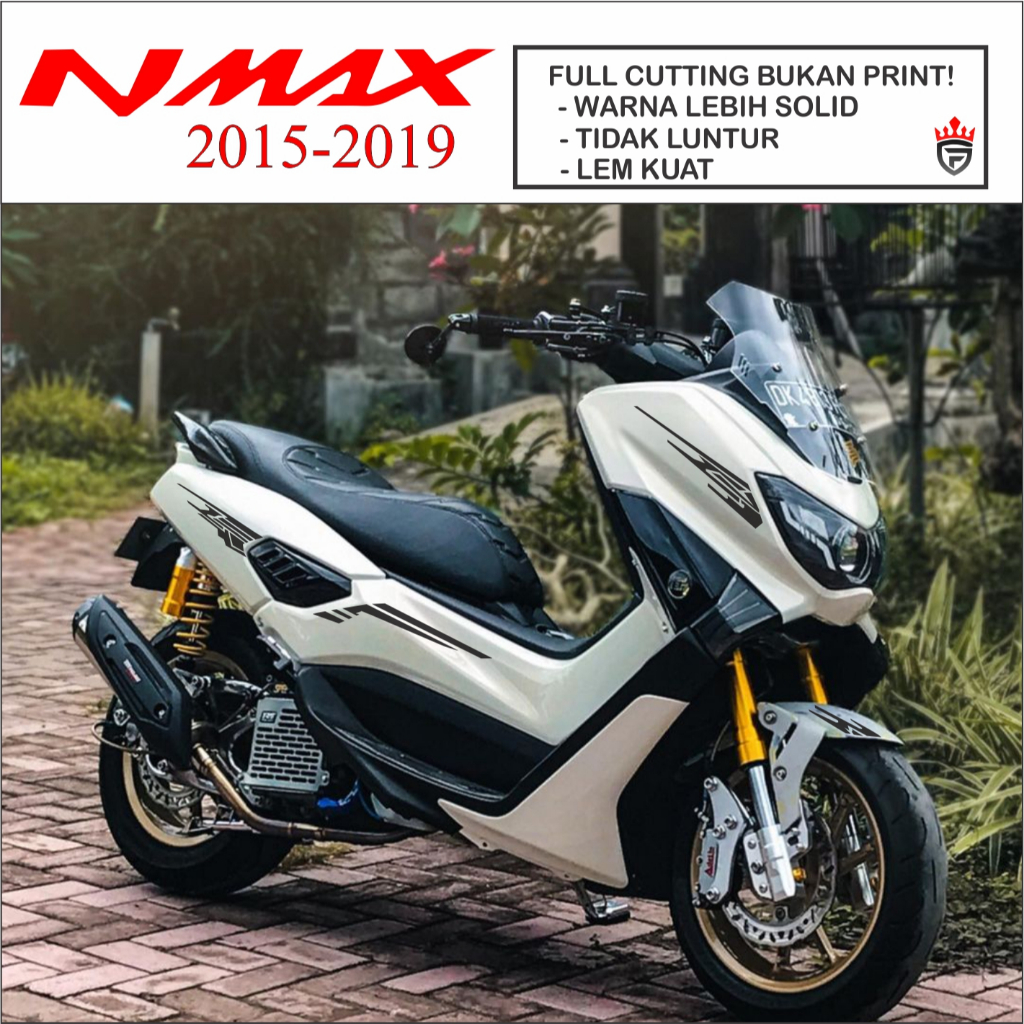 03 Striping Old Nmax Body Sticker In 2015-2019/Cutting Old Nmax Body ...