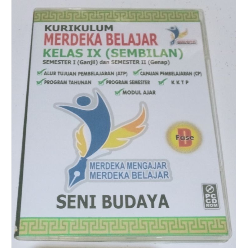 Cd Module Ajar Merdeka Curriculum 2024 Art Culture Class IX/9 Semester ...