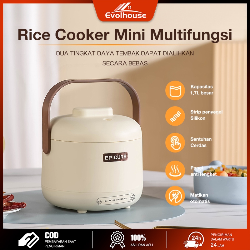 Multifunctional Mini Rice Cooker 1.7L Low Carbo Low Sugar Magic Com ...