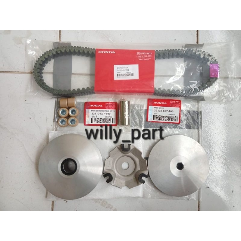 LOKAL Cvt Van Belt Only Package Pcx 150 PCX Local New ADV 150 + Roller ...