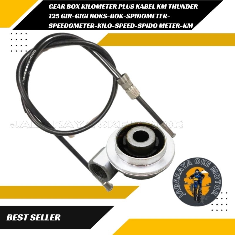 Gear Box Kilometer Thunder 125 plus Cable KM Spidometer-Speedometer-Kilo-Speed-Spido Meter-KM ...