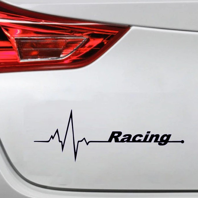 Racing Heart Beat Stickers, Variations of Cool Motorcycle Accessories ...