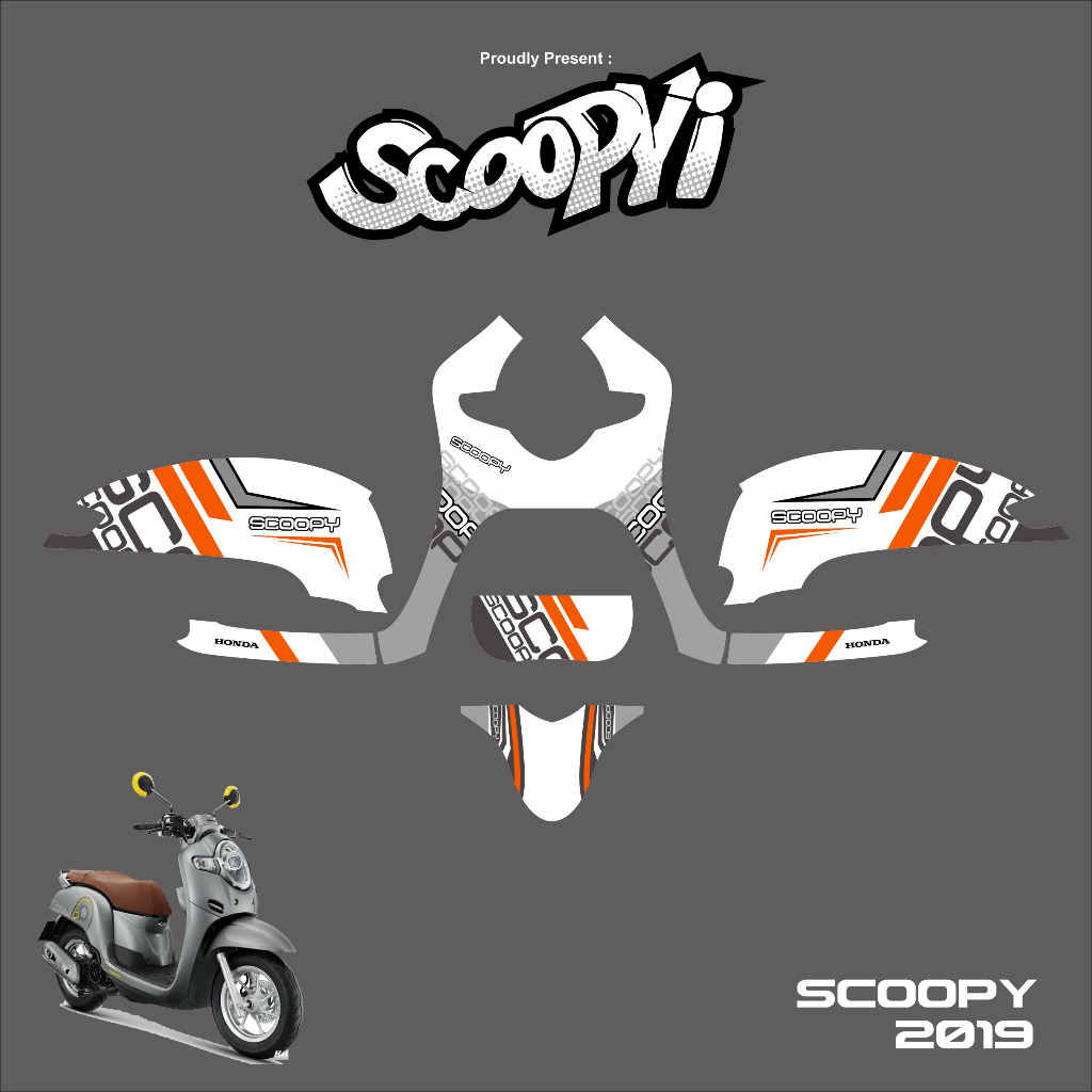 2019 Scoopy Full Body Decal Custom Variations | Shopee Philippines