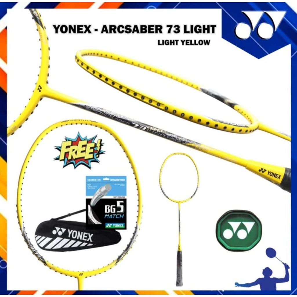 Yonex Arcsaber 73 Light Rudy Series Badminton Racket Original | Shopee Philippines