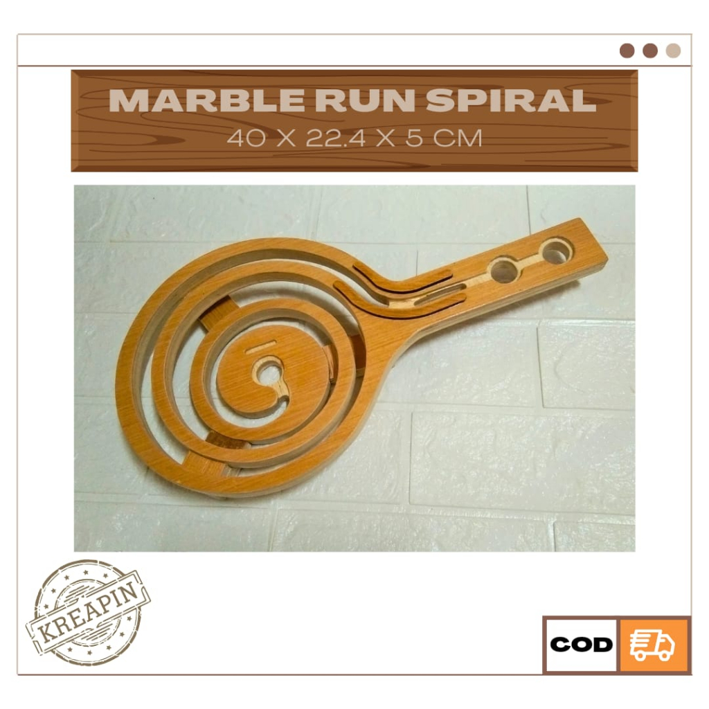 Kreape MR Spiral - ASMR Marble Run Race Marble Racing Track Edu Game ...